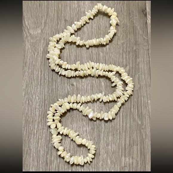 Jewelry | Vintage Mother Of Pearl Chip Necklace | Poshmark